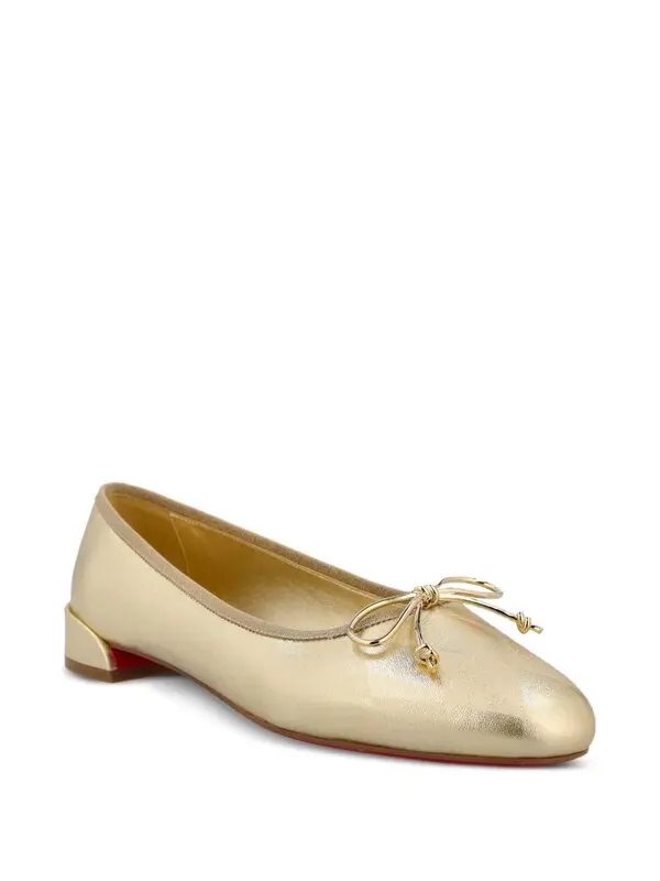 CHRISTIAN LOUBOUTIN Sweetie Jane Leather Ballet Flats - Multicolor