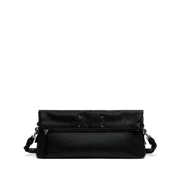 MAISON MARGIELA Calf Leather Shoulder Bag - Black