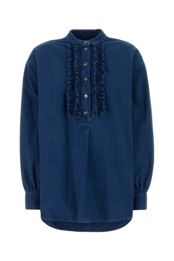 Valentino Garavani Denim Blouse - Blue