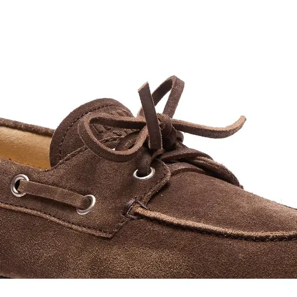 Miu Miu Suede Delave Loafers - Brown