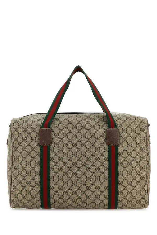 Gucci Gg Supreme Monogram Travel Duffle Bag - Multicolor