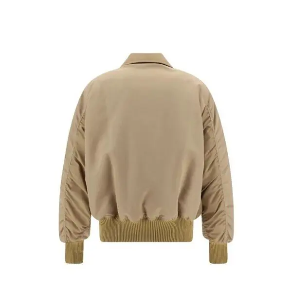 Palm Angels Padded Bomber Jacket - Cream
