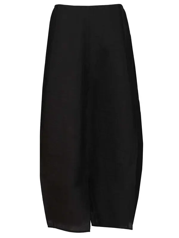 TOTEME Silk Parachute Skirt - Black