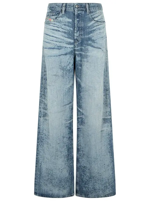 DIESEL® Sire 1996 Light Cotton Wide Leg Jeans - Blue