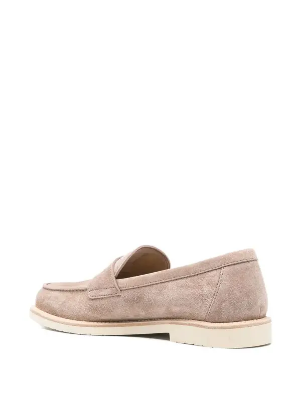 Brunello Cucinelli Suede Loafer - Gray