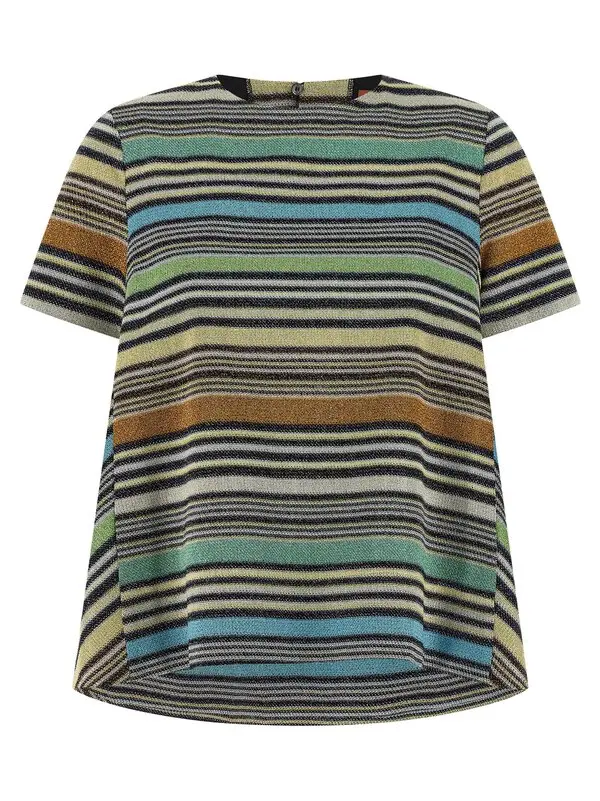 Missoni Lamé Striped T-shirt