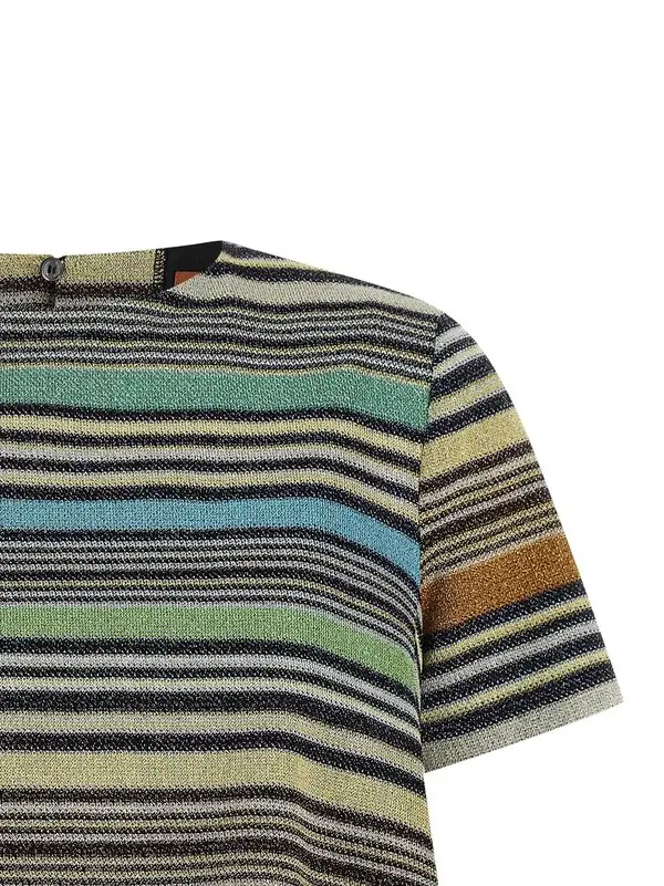 Missoni Lamé Striped T-shirt