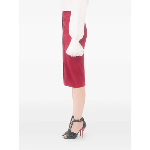 Valentino Garavani Suede Pencil Skirt