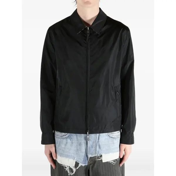 Burberry Lightweight Checked Jacket - Black