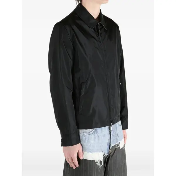 Burberry Lightweight Checked Jacket - Black