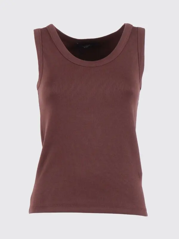 Max Mara Ribbed T-shirt - Brown