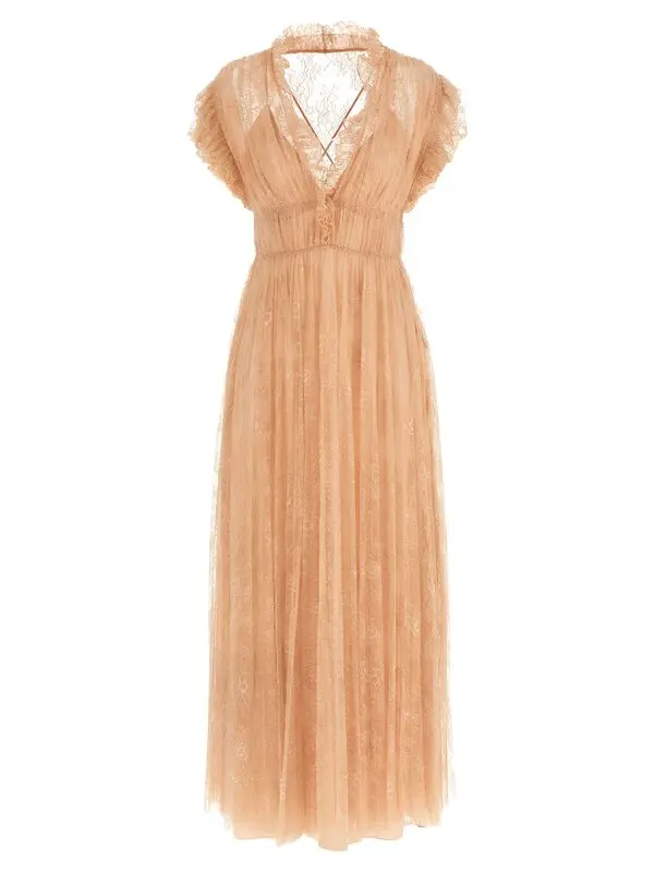 Alberta Ferretti Lace Dress - Pink