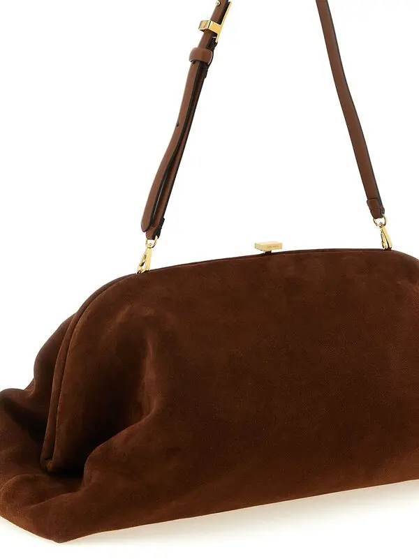 Alberta Ferretti Maxi Suede Pouch
