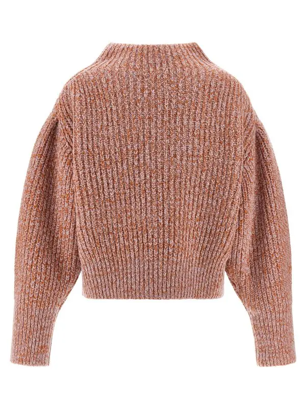 Dries Van Noten Two-tone Knitted Wool And Alpaca Sweater With Jewel Detail - Multicolor
