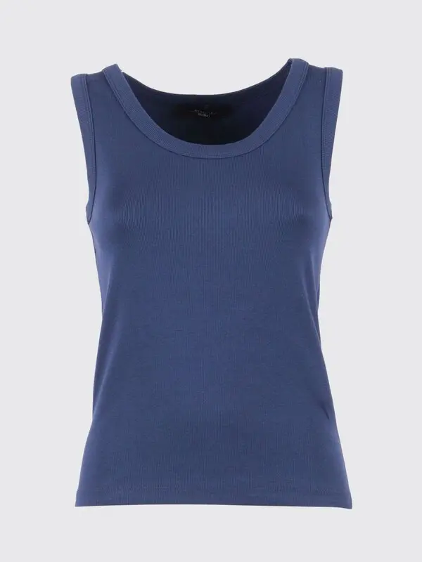Max Mara Ribbed Tank Top - Blue