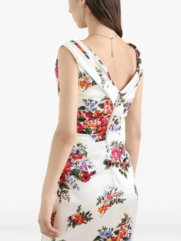 Dolce & Gabbana Printed Viscose Dress - Multicolor