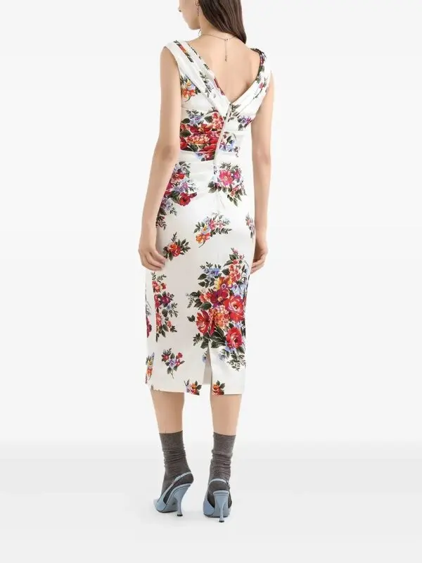 Dolce & Gabbana Printed Viscose Dress - Multicolor