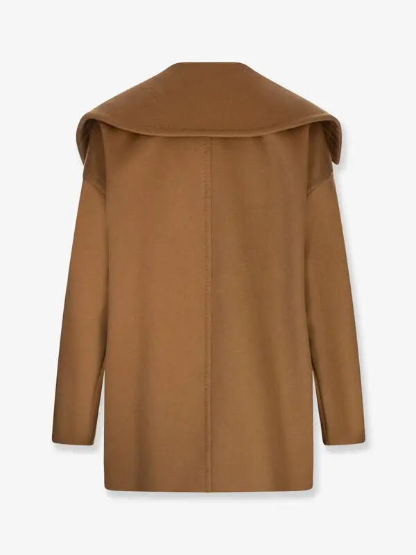 Max Mara Mario Double Breasted Cashmere Coat - Multicolor