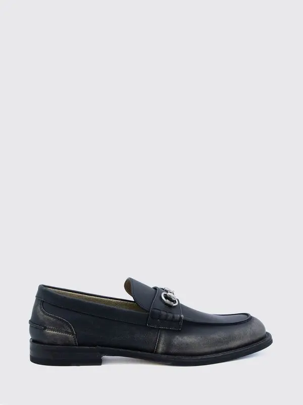 Gucci Leather Horsebit Loafers - Black