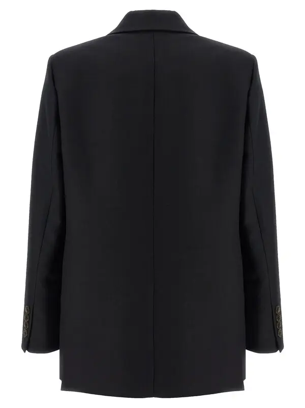 BLAZÉ MILANO Alcanara Everynight" Double-breasted Blazer - Black
