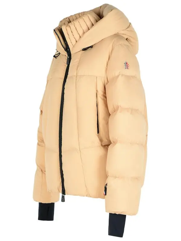 Moncler Beige Polyamide Ski Jacket - Cream