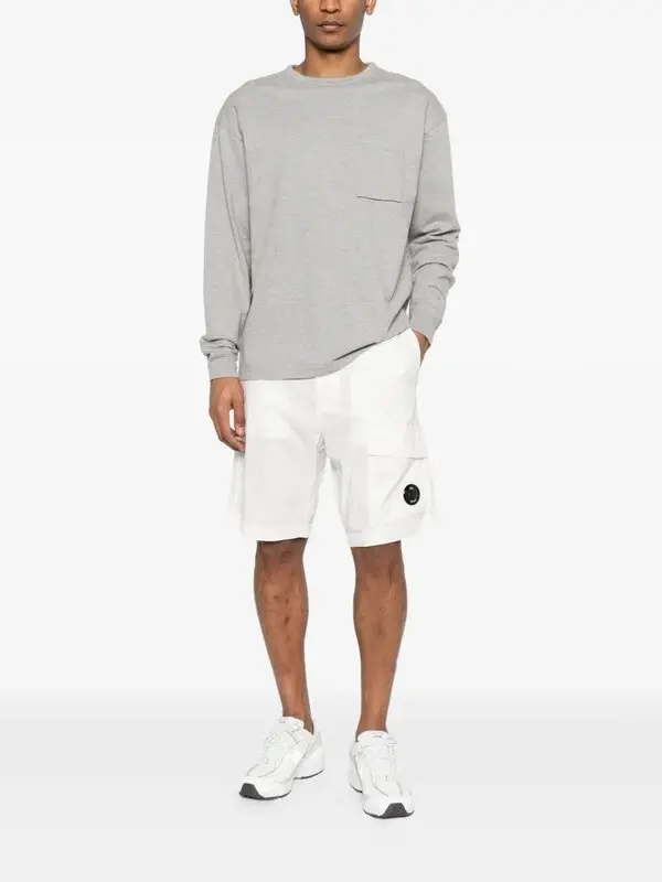 C.P. COMPANY Bermuda Cargo Shorts - Multicolor
