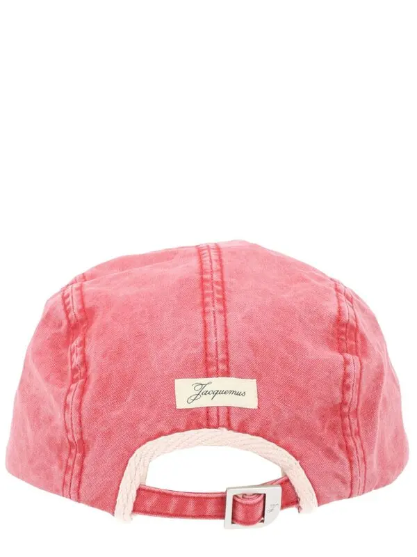 Jacquemus La Casquette Gardian Cap - Red