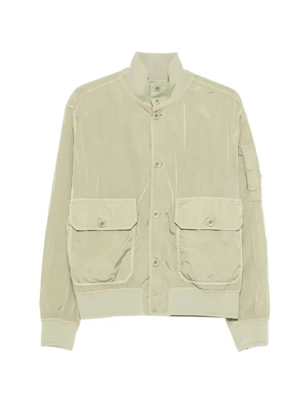 C.P. COMPANY Chrome-r Button Bomber Jacket - Multicolor