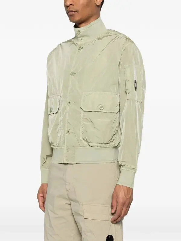 C.P. COMPANY Chrome-r Button Bomber Jacket - Multicolor