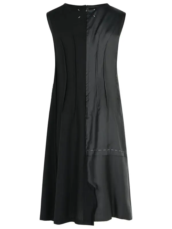 MAISON MARGIELA Cupro Blend Dress - Black