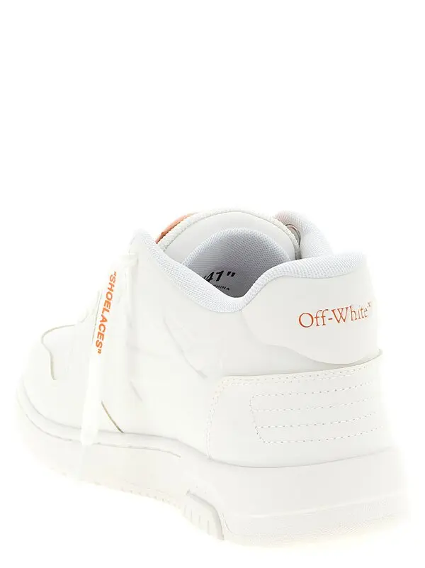 Off-White Out Of Office Molded" Technical Fabric Sneakers - Orange