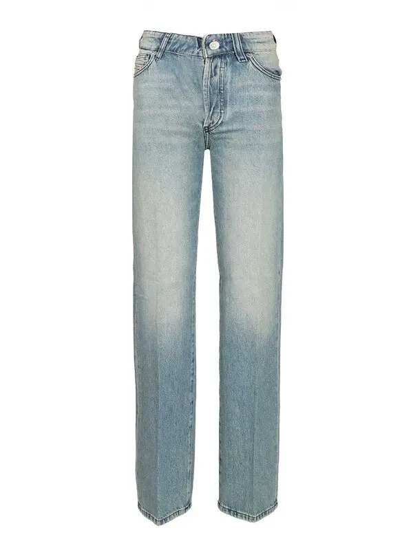 DIESEL® Regular Fit Straight Leg Jeans - Blue