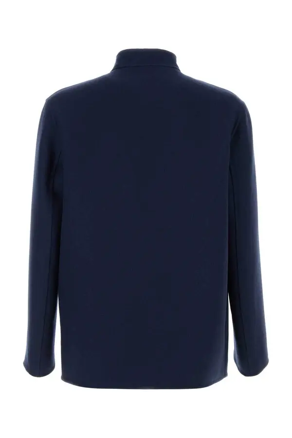 Valentino Garavani Wool Blend Jacket - Blue