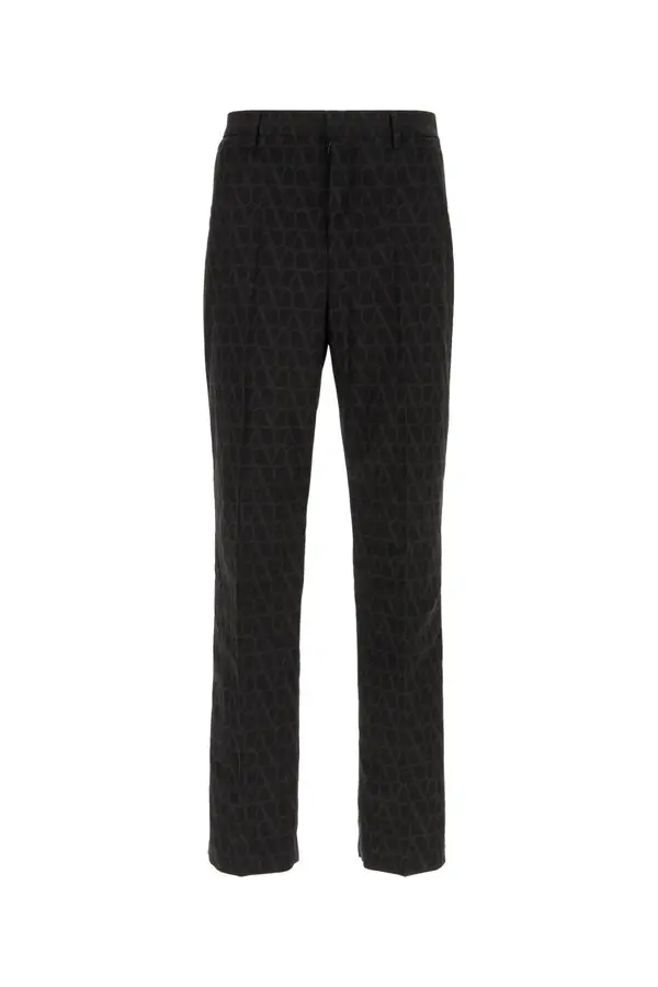 Valentino Garavani Logo Print Trousers - Multicolor