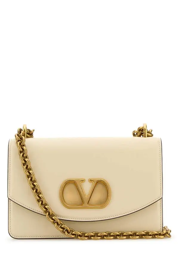 Valentino Garavani Vlogo Signature Shoulder Bag - White