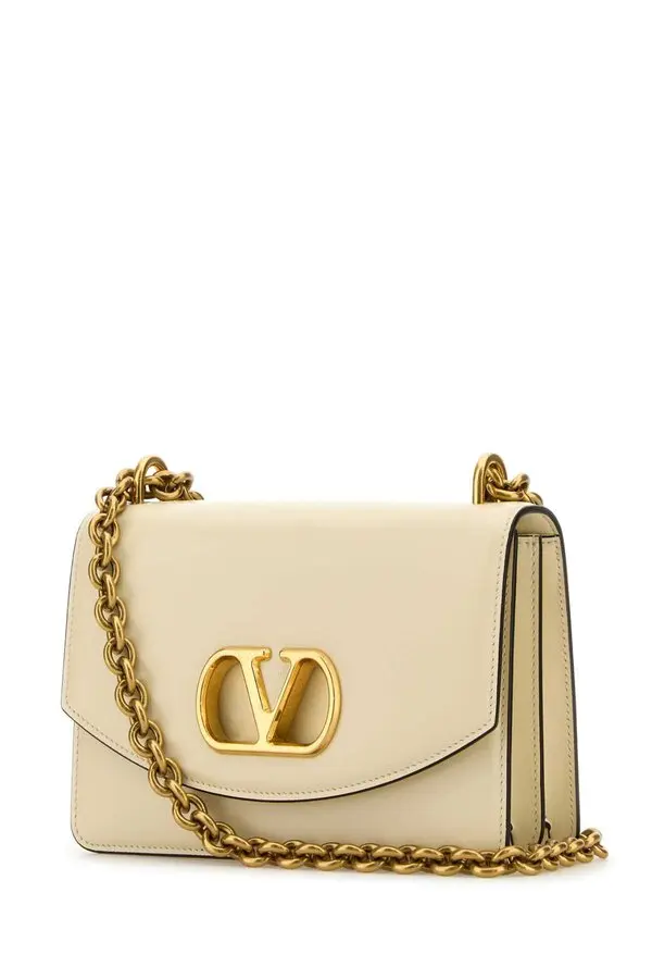Valentino Garavani Vlogo Signature Shoulder Bag - White