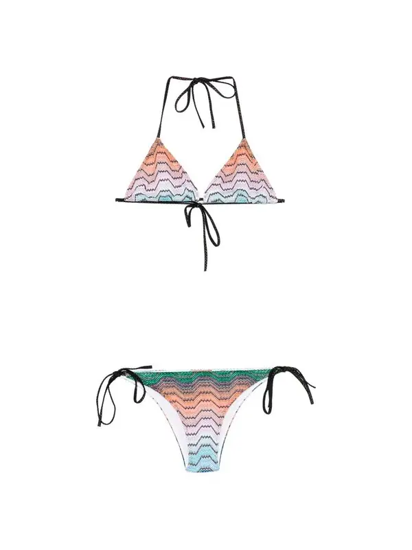 Missoni Zigzag Pattern Bikini - Multicolor