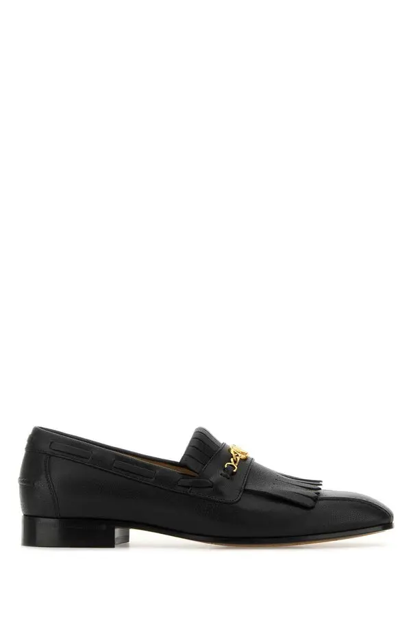 Valentino Garavani Leather Vlogo Signature Loafers - Black
