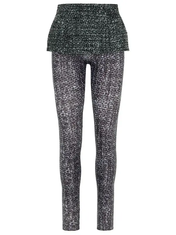 DIESEL® Two-tone Polyester Blend Leggings