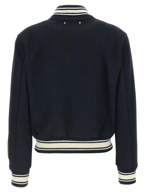 GOLDEN GOOSE Dirce Virgin Wool Blend Bomber Jacket