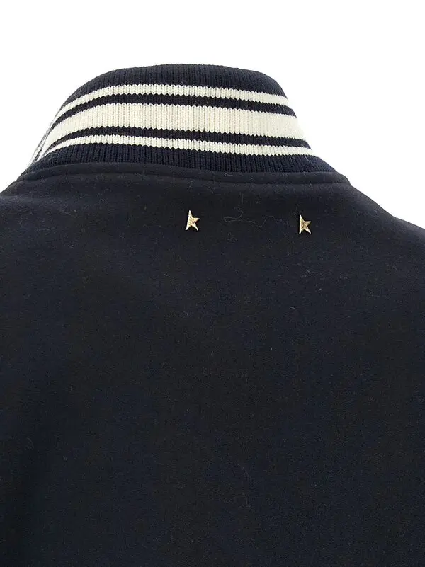 GOLDEN GOOSE Dirce Virgin Wool Blend Bomber Jacket