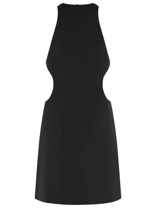 COURREGES Wool Blend Dress With Side Cut-outs