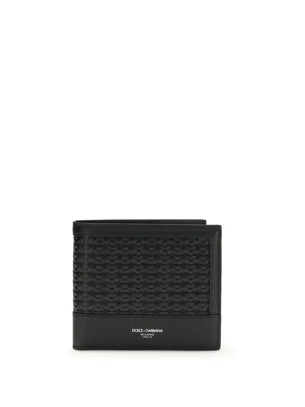 Dolce & Gabbana Plongé Leather Wallet - Black