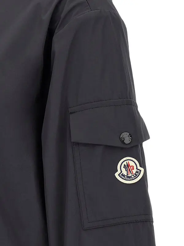 Moncler Sassiere Hooded Water-repellent Jacket - Black
