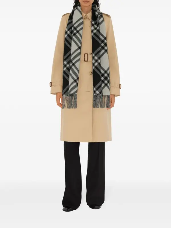 Burberry Check Cashmere Scarf