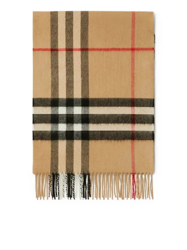 Burberry Check Cashmere Scarf