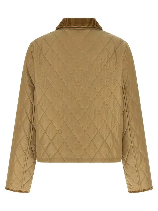 Burberry Quilted Jacket - Cream