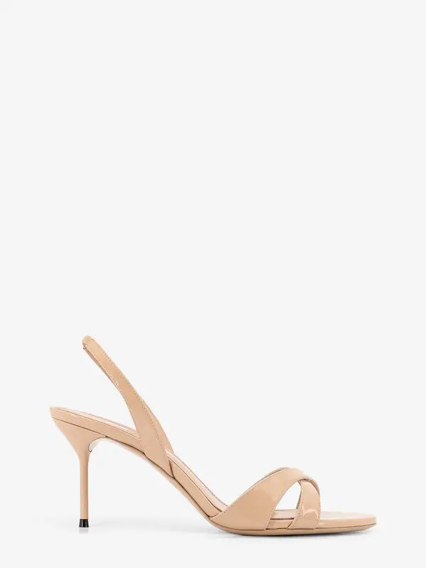 Paris Texas Lidia Patent Leather Slingback Sandals - Multicolor