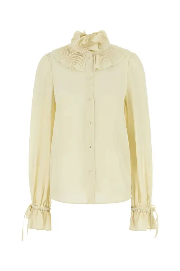 Valentino Garavani Silk Shirt - Yellow