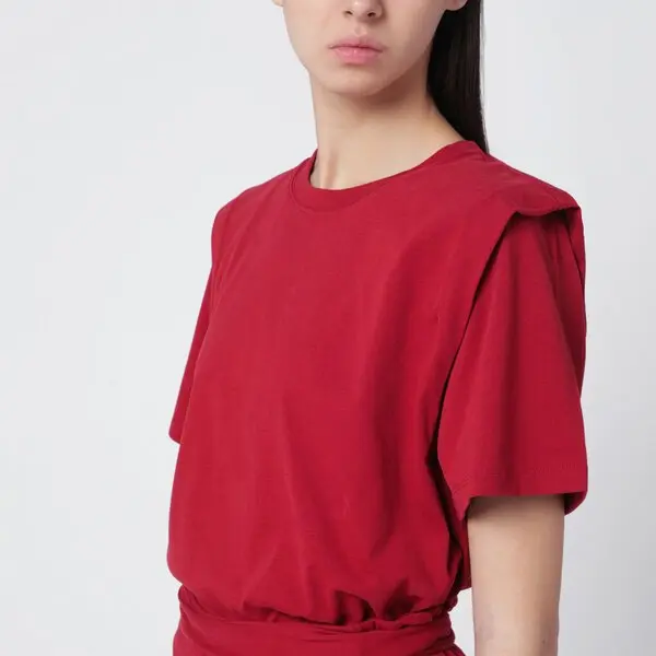 Isabel Marant Étoile Zelitos Cotton T-shirt - Red